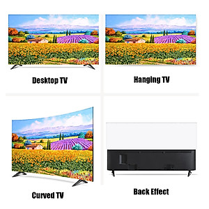 Screen Protector Landscape Style Modern Fabric TV Cover，LCD TV Cover 22-65 Inch TV Curtain Dust Cover TV Cloth Cover Cloth Home(Size:40 inches)
