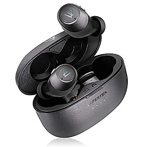 LYPERTEK SoundFree S20 - True Wireless in-Ear Headphone with QuickConnect, Wireless Charging, Ambient Sound, IPX5, 8+40h Playtime, Black