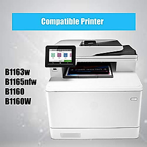 2-Pack 4Benefit Compatible Dell 1160 B1160 Toner Cartridge Replacement for 1160 B1163w B1165nfw B1160 B1160W Toner Cartridge (2-Pack)