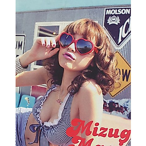 JYZOBJHB Party Sunglasses Heart Shape Party Favors Supplies Eyewear for Kids Adults Unisex Pack of 12 Pieces UV Protection Neon Color 80's Bulk (12 Red)