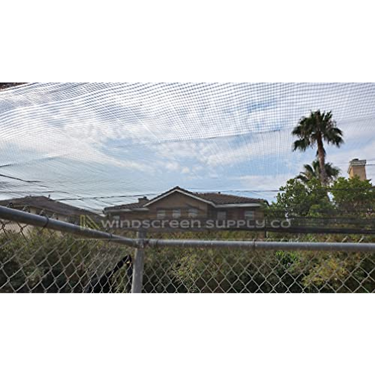 WindscreenSupplyCo Protection Cover (10 Ft. x 10 Ft.) Garden Netting for Birds and Hail with Grommets