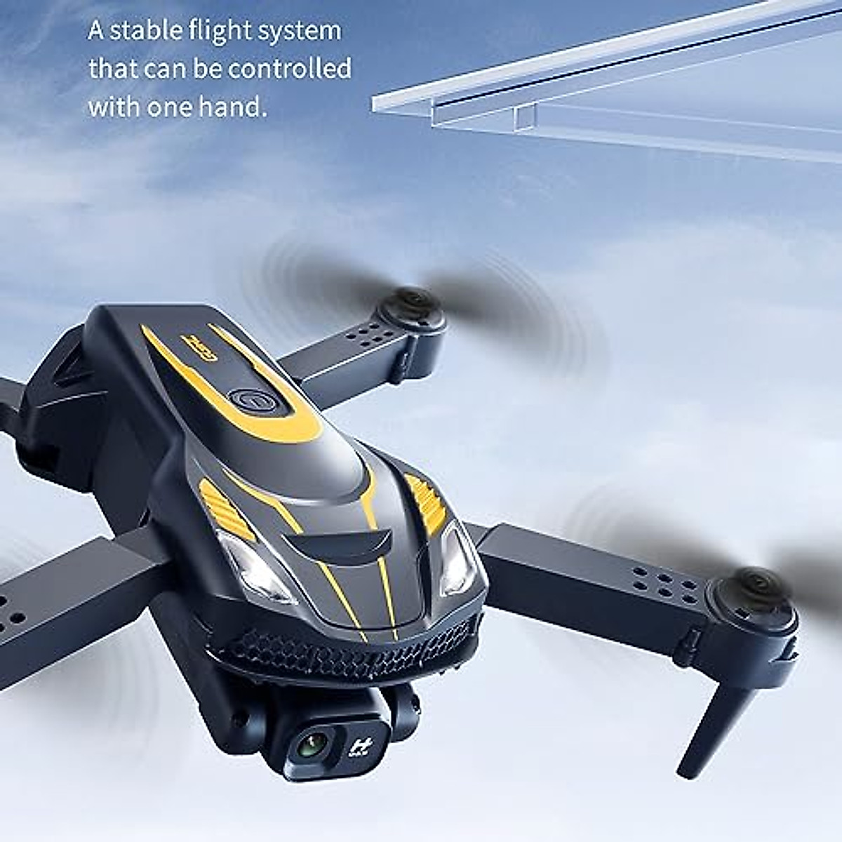 RKSTD Adult Kids Dual Camera Drone, HD FPV Camera Mini RC Quadcopter Toy, Altitude Hold, Track Flight, Gravity Sensing, Headless Mode, Holiday Gift For Beginners