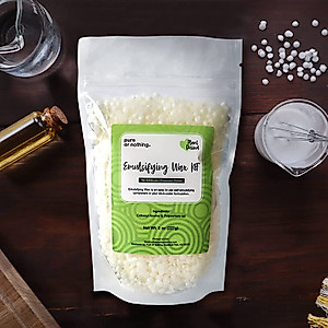 Pure or Nothing | Non-GMO Emulsifying Wax NF Pastilles - 8 oz. | Product of USA | 100% Natural Plant Derived | For Lotion, Cream Making & Cosmetic Formulation | Cosmetic Grade