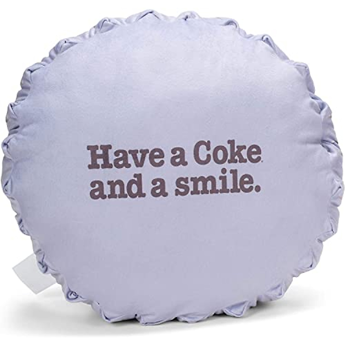 Drink Coca-Cola Bottle Cap 16 Inch Plush Polyester Embroidered Pillow