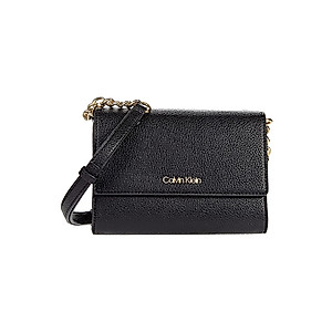 Calvin Klein Key Item Novelty Organizational Crossbody Black/Gold One Size