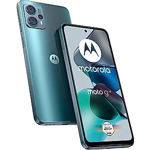 Motorola Moto G23 Dual SIM 128GB ROM + 8GB RAM Factory Unlocked 4G Smartphone (Steel Blue) - International Version