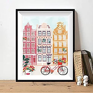 LIULIMI DIY 5D World Landscape Diamond Painting Kit, Diamond Art Kit, Round Diamond Art Full Diamond Cartoon Style 12 X 16 in (Romantic Castle)