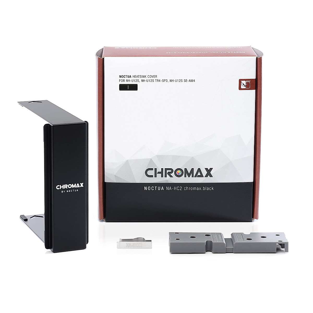 Noctua NH-U12S chromax.Black CPU Cooler with NA-HC2 chromax.Black heatsink Cover