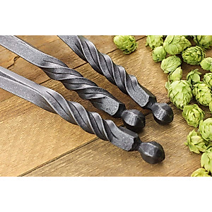 Bottle Opener - Black Dog Ironworks | Beer Opener, Hand Forged Iron Git for Men | Cool Gift for Him, Groomsmen, or Fathers Day | Legendary