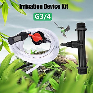 Houchu Garden Irrigation Device Agriculture Ozone Filter Switch Fertilizer Mixer Irrigation Device Garden Supplies Fertilizer Injector