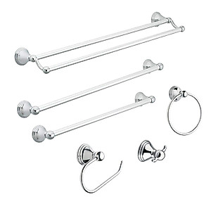 Moen DN8403CH Preston Double Robe Hook, Chrome