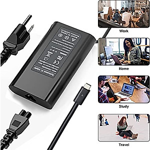 45W 65W USB C Laptop Charger for Dell Laptop Charger Latitude 7420 7370 7380 7390 7275 7280 5420 5430 5290 2in1 7430 7330 9430 3300 3400 3500 3510 5290 Inspiron 14 7437 Power Supply Cord