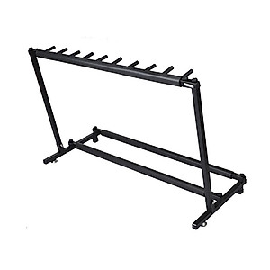 TMS Guitar Stand 9 Holder Guitar Folding Stand Rack Band Stage Bass Acoustic Guitar