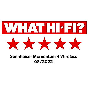 Sennheiser Momentum 4 Wireless Headphones - Bluetooth Headset for Crystal-Clear Calls with Adaptive Noise Cancellation, 60h Battery Life, Customizable Sound - White )