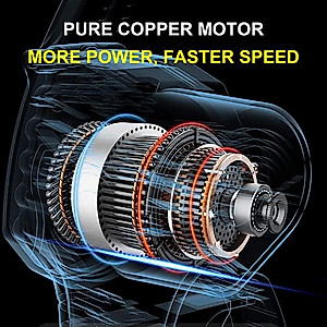 Gigilli Mini Chainsaw With 2 Batteries 4 Chain, 4-Inch Mini Cordless Chainsaw Battery Powered Portable, Christmas Gift Handheld Small Electric Chainsaw for Tree Trimming Branch Pruning Wood Cutting