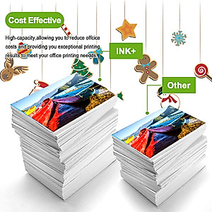 INK+ YOUEXPERT PFI-107 6Pcs Cartridges Replacement for Canon PFI-107, Work with ImagePROGRAF IPF670 IPF680 IPF685 IPF770 IPF780 IPF785 ( 2MBK,1BK,1C,1M,1Y)