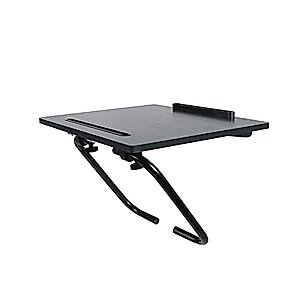 CALEPTONG Standing Desk on Chair, Work Standing Desk Sit Stand Up Desk for Home Office, Black