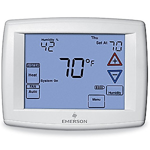 Emerson 1F95-1291 7-Day Touchscreen Thermostat with Humidity Control