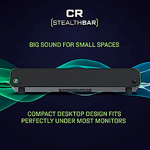 Samsung QN55QN90CAFXZA 55 Inch Neo QLED Smart TV with 4K Upscaling with a CR-STEALTHBAR Desktop Soundbar with Bluetooth (2023)