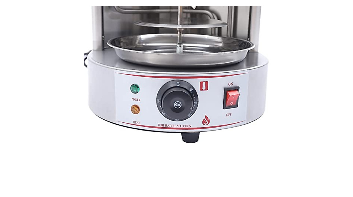 110V Stainless Steel Vertical Grill Machine for Easy BBQ