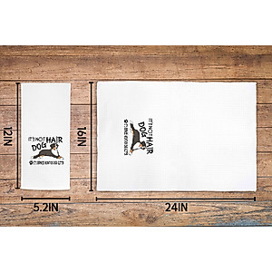 It's Not Dog Hair It's Bernese Mountain Dog Glitter Kitchen Towels Dishcloths 24"x16",Funny Puppy Dog Dish Towels Bath Towels Hand Towels,Gifts For Dog Lovers Girls Women,Bernese Mountain Dog Mom Gift