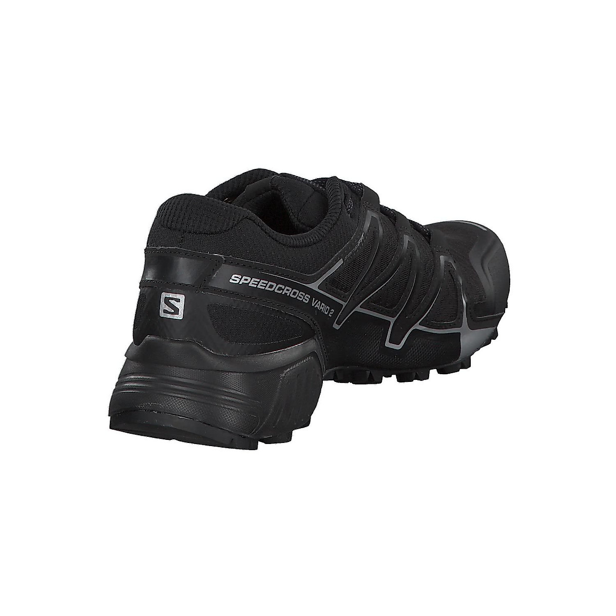 Salomon Men's Speedcross Vario 2 Trail Running Shoe, Black, 8 M US