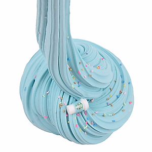 Blue Latte Butter Slime,Coffe Cup Scented Slime,Strechy Non-Sticky, Stress Relief Toy for Girls and Boys