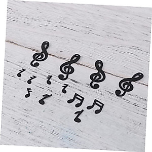 Ciieeo 1 Pack Music Theme Party Decoration White Stickers Music Notes Table Scatter Music Confetti Table Confetti Bridal Shower Glitter Confetti Sprinkles Birthday Christmas Ceiling Baby