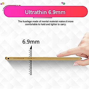 Tablet Android 5.1 Operating System 10.1-inch HD Display Octa Core Processor 1GB RAM and 16GB ROM TF Expansion Support Built-in WiFi Bluetooth GPS Tablet , Gift for Family (Gold)