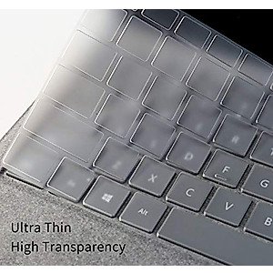 Premium Ultra Thin Keyboard Cover for Microsoft Surface Laptop 2 2018, Surface Laptop 2017, Surface Book 3/2/1 13.5 and 15 inch, Surface Laptop Accessories(NOT Fit for Surface Laptop 3), US Layout