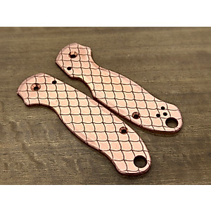 DRAGONSKIN Engraved Copper Scales for Spyderco para 3
