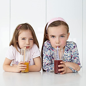 Reusable Silicone Drinking Straws 4PCS Splicable Straws with Travel Case Cleaning Brush -Silicone Straws Length Adjustable Drinking for 20/30/32oz Tumblers(0.2'' diameter)