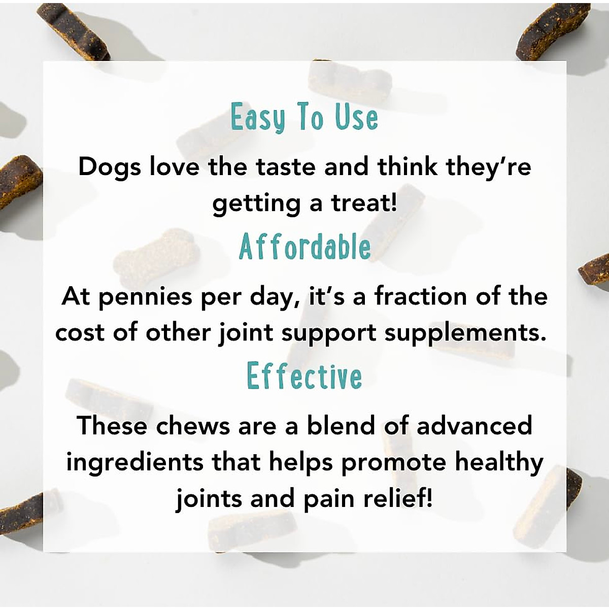 iHeartDogs Hip & Joint Hemp Supplement for Dogs - Advanced 8-in-1 Dog Joint Chews with Glucosamine, Chondroitin, Turmeric, Devil's Claw, Green Lipped Mussel, Hemp, Yucca, Boswellia & MSM 90 CT