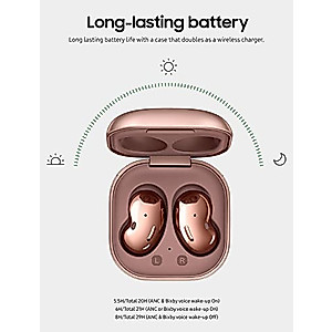Samsung Galaxy Buds Live True Wireless Earbud Headphones - Mystic Bronze (Renewed)