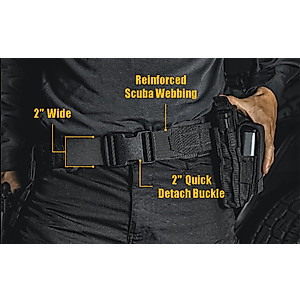 Condor LCS Tactical Range Belt (Black, Medium)