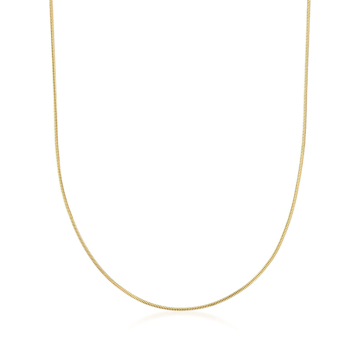 Ross-Simons Italian 1mm 18kt Gold Over Sterling Adjustable Snake-Chain Necklace