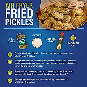 Vlasic Ovals Hamburger Dill Pickle Chips, Keto Friendly Snacks and Toppings, 12 - 16 FL OZ Jars