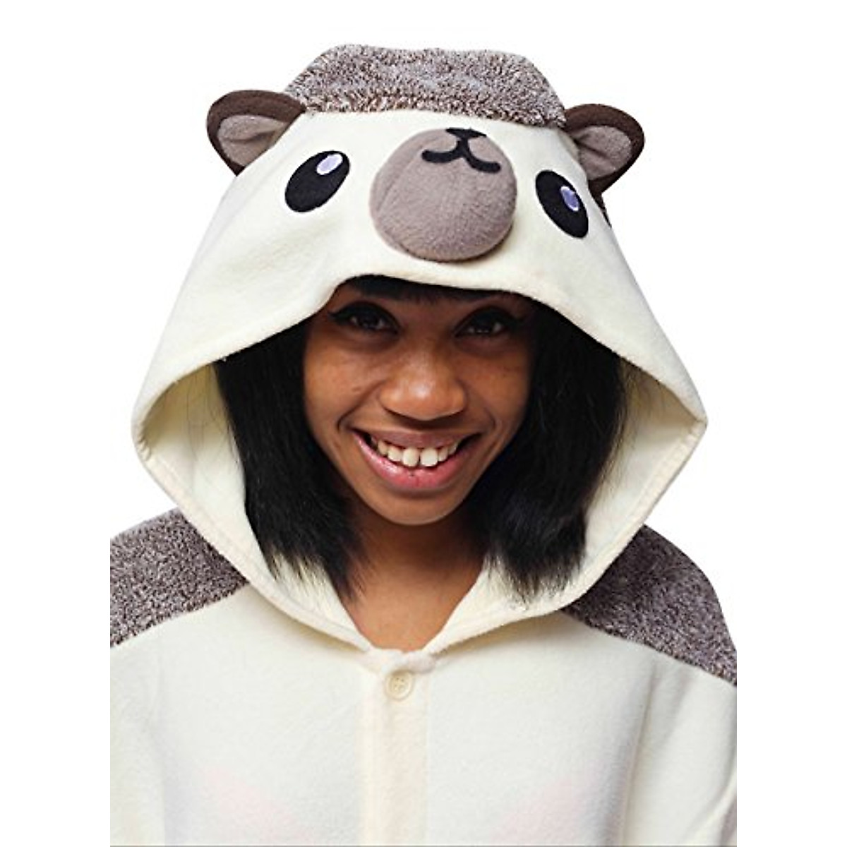 SAZAC Hedgehog Kigurumi Halloween Costume Onesie… (One Size)