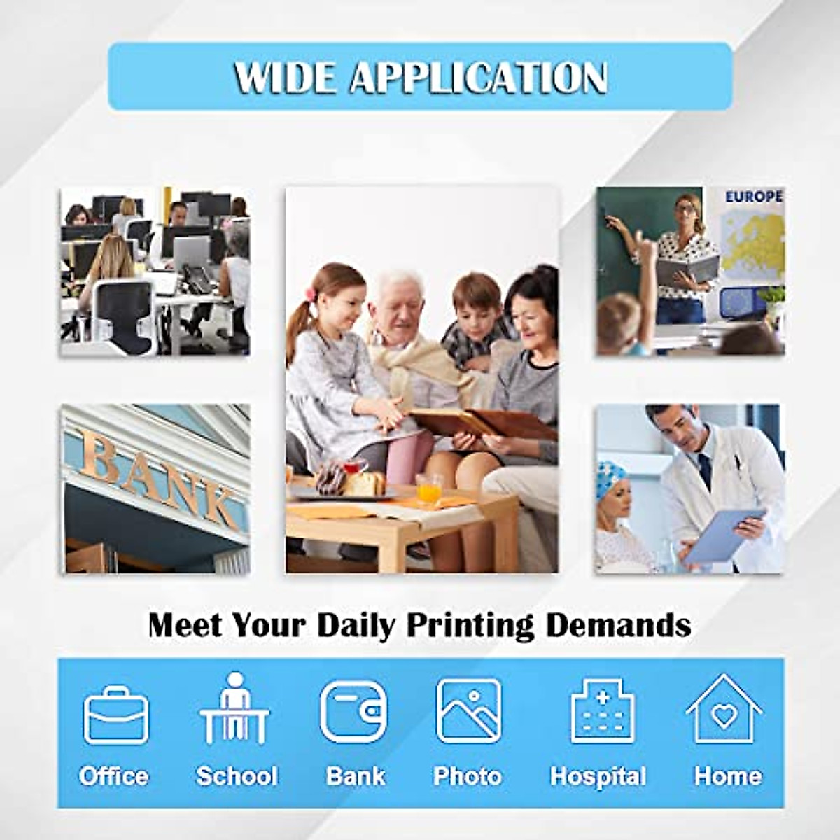 ASEKER Compatible M C250H Toner Cartridge for Ricoh M C250 C250FW C250FWB P C300 C300W C301 C301W Printer High Capacity 6900 & 6300 Pages 408336 408337 408338 408339（BK/C/Y/M, 4-Pack）