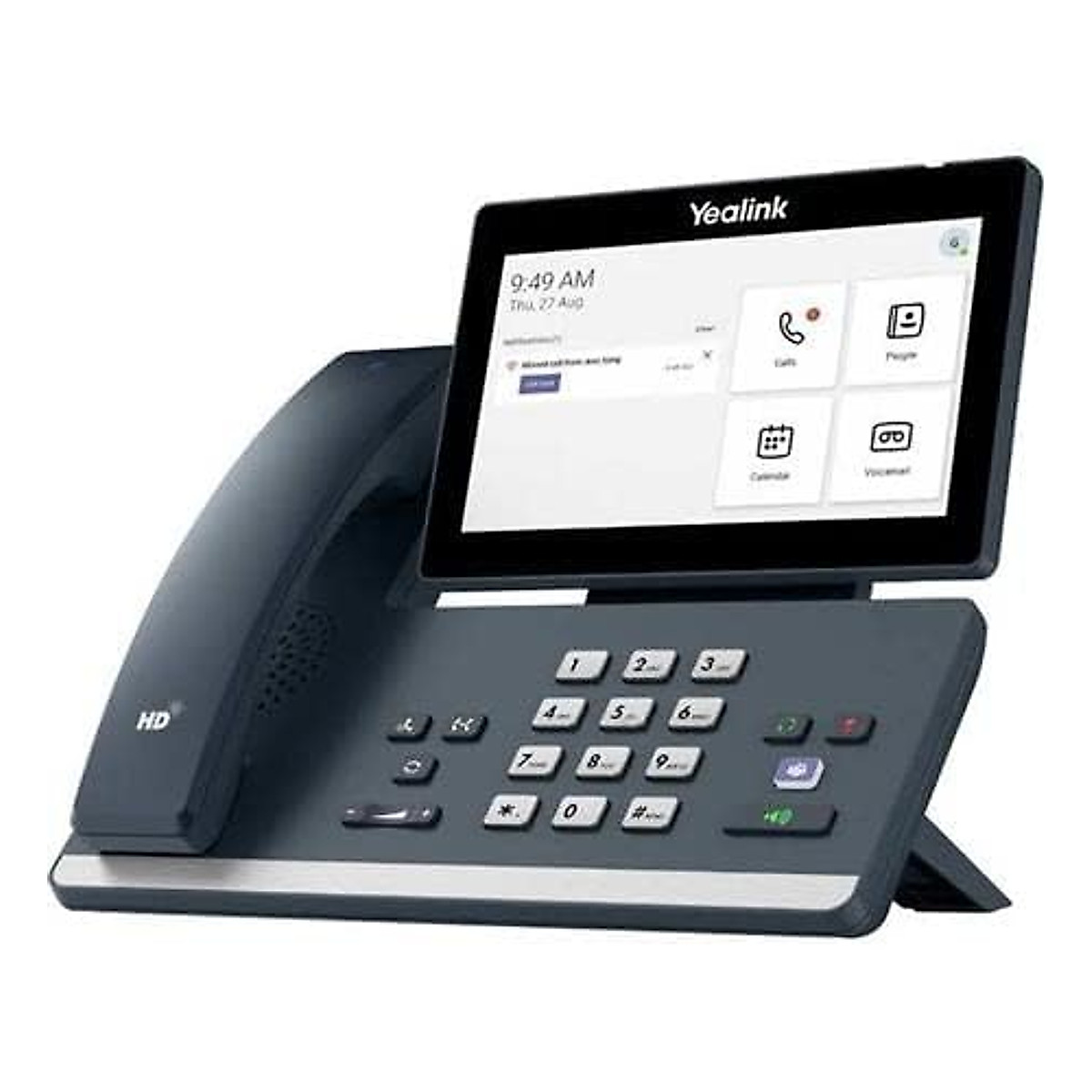 Yealink MP58-WH-Teams IP Phone - Corded/Cordless - Corded - Bluetooth - Desktop - Classic Gray