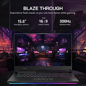 Asus 2023 ROG Strix Scar 15 15.6inches IPS Type FHD Gaming Laptop, AMD Ryzen 9 5900HX, 64GB RAM, 4TB PCIe SSD, Backlit Keyboard, GeForce RTX 3080, WiFi 6, Win 11 Pro, Gray, 32GB SnowBell USB Card