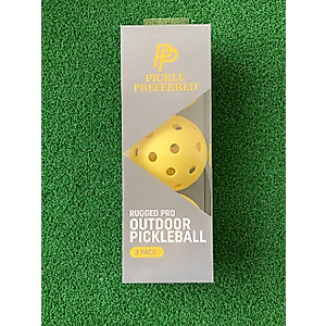 Pickle Preferred - Rugged Pro | Rebound & Reflex | Outdoor Pickleballs 3-Pack