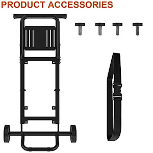 Tabletop Griddle Stand for Blackstone 22 17 Inch Grill, Heavy-Duty Foldable Griddle Cart with Wheels, Griddle Trolley Dining Table, Grill Replacement Part for Outdoor Camping BBQ Cooking Tailgating