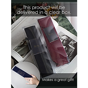 WANDM Men's Pointed Knit Tie Necktie Width 2.75 inches Washable Solid Color Black