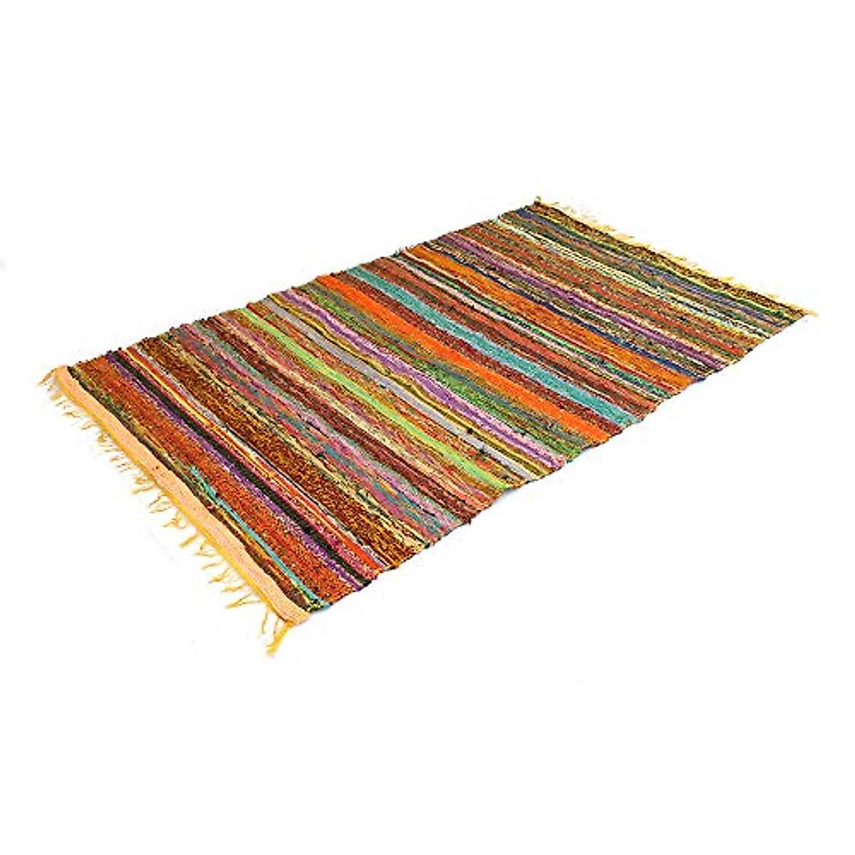 Handmade Braided Chindi Rug, Rag Rug, Area Rug, Carpet Rug, Runner Rug 3x5 Foot, 4x6 Foot, 5x7 Foot, Indian Carpet (3x5 Foot)