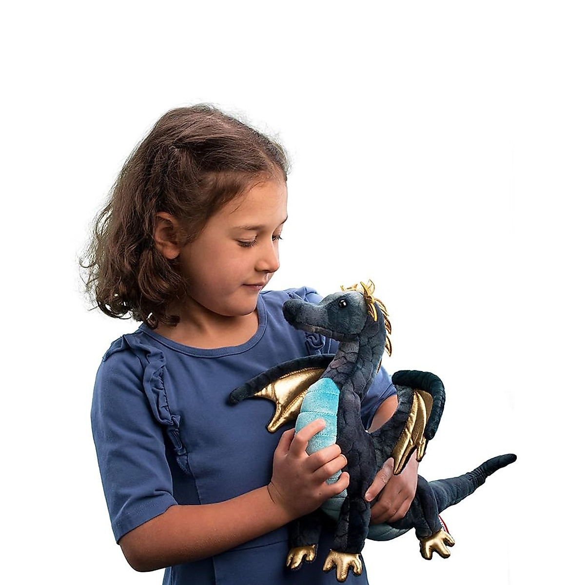 Douglas Aragon Navy Dragon Plush Stuffed Animal
