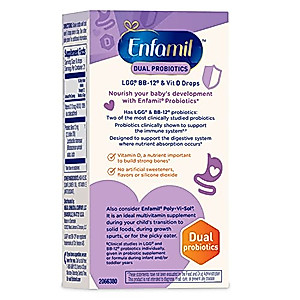 Enfamil Breastfed Infant Probiotics & Vitamin D Dual Probiotics, 8.7mL