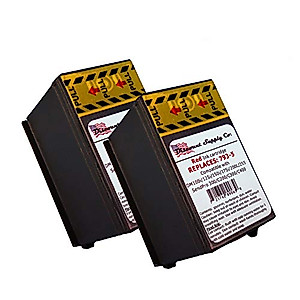 2-Pack Compatibe 793-5 Red Ink Cartridge for P700, DM100i, DM125i, DM150i, DM175i, DM200L, DM225 Postage Meters