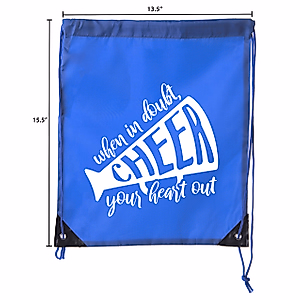 Mato & Hash Cheer Bags, Pom Pom and Cheerleader drawstring Backpacks, Cheerleader Team bags