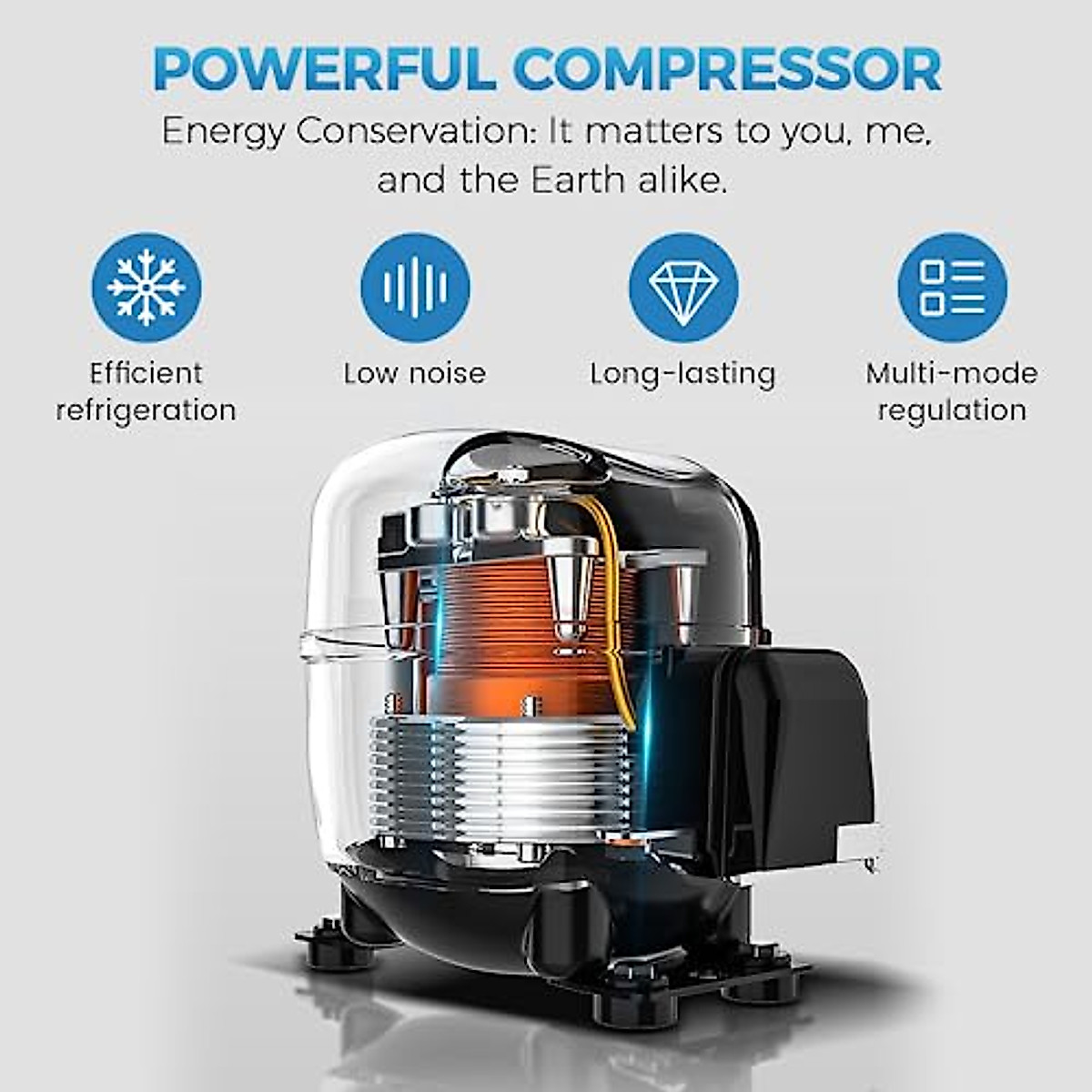 HIPOPLLER Commercial Glass 2 Door Display Refrigerator Merchandiser - Upright Beverage Cooler with LED Lighting - 38.5 Cu. Ft., Silver